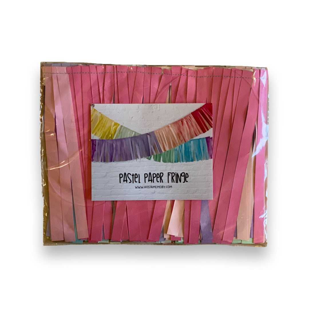 Pastel Paper Fringe – Host A Memory